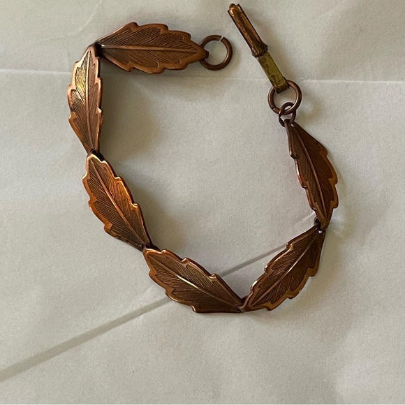 Jewelry | Vintage Bell Trading Post Copper Leaf Bracelet Southwestern ...